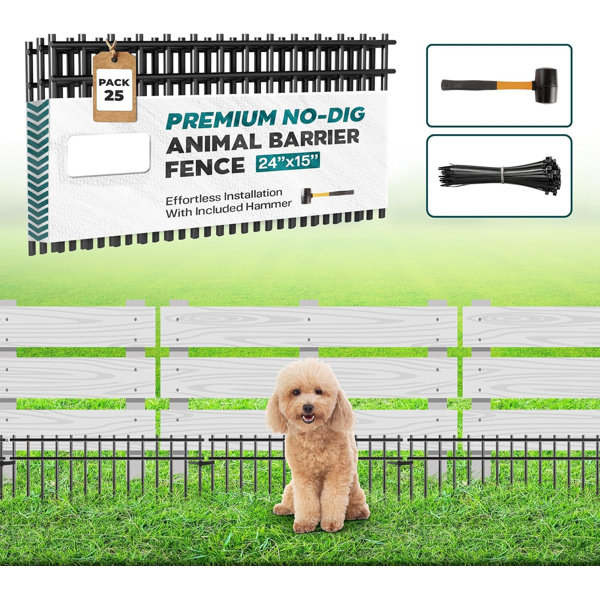 Bme Metal Animal Barrier Fence15 pieces - Wayfair Canada